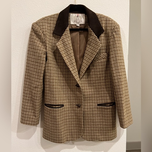 R.Z.R. Weatherwise | Jackets & Coats | Academia Esque Houndstooth Brown ...